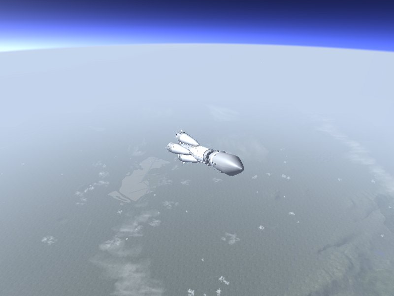What would it be like to fly a rocket into space? - FlightGear